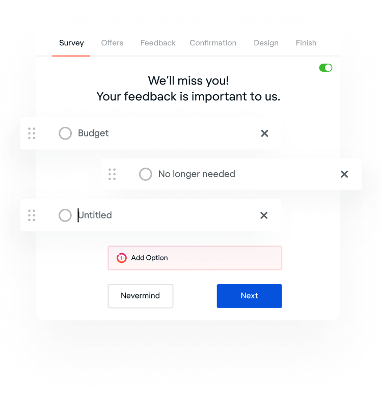 Create Customer Retention Cancel Flows | Churnfree